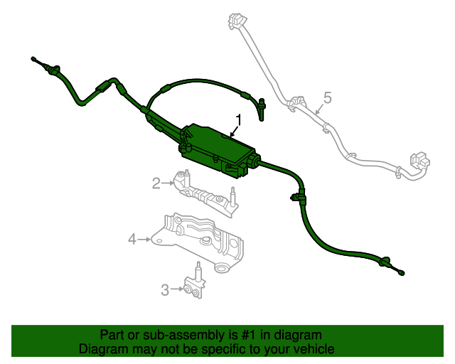 Genuine Parking Brake Actuator for 2010-2014 Hyundai | Part# 59700 ...