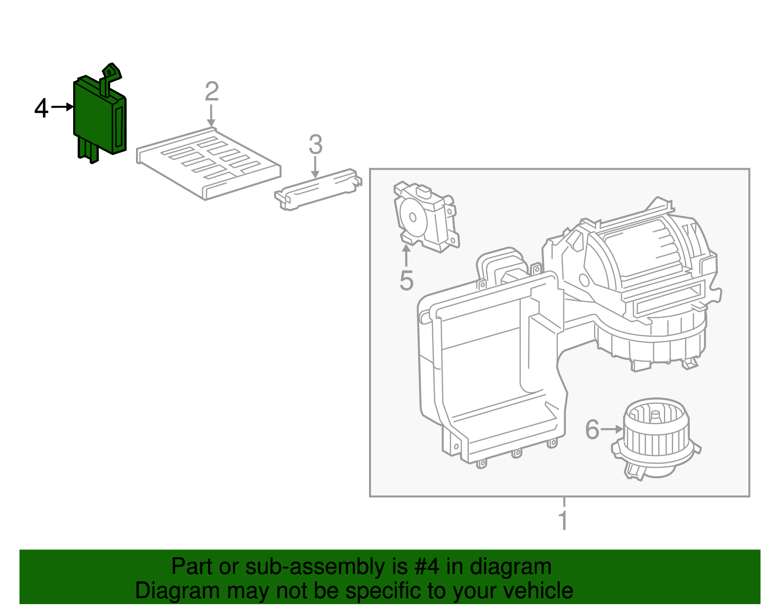 2007-2011 Toyota Camry HVAC Control Module 88650-06350 | Toyota Parts ...
