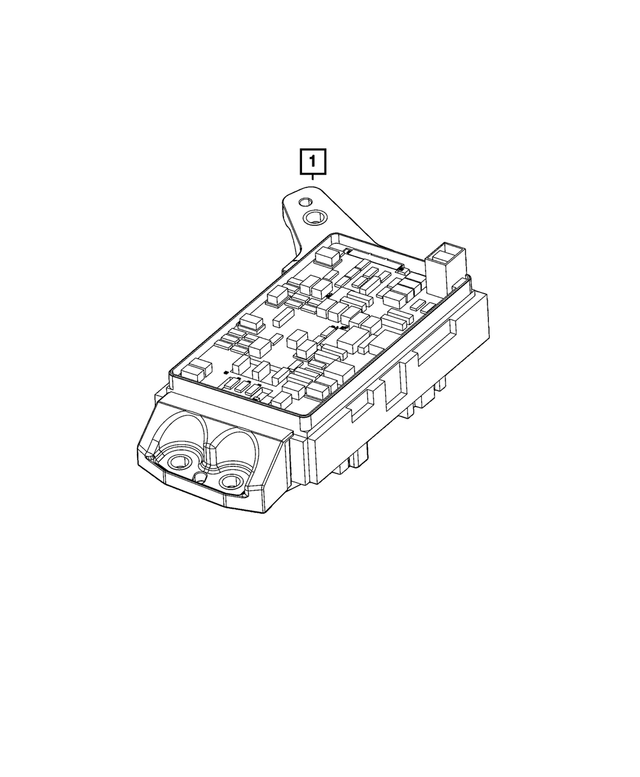 2021-2024 Jeep Power Distribution Center 68347016AE | Mopar eStore