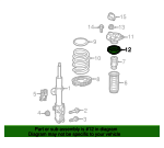447-321-00-83 - Strut Bearing 2016-2023 Mercedes-Benz Metris | Mercedes ...