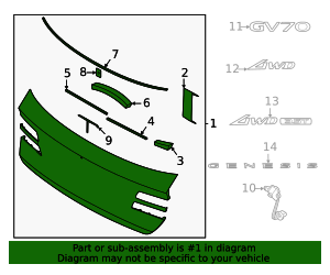 Hyundai - 87380-AR000 - Molding Sub Assembly Back Panel - 2022-2025 ...