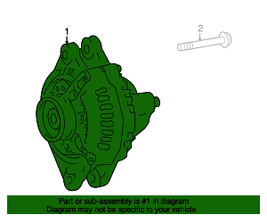 2006-2012 Hyundai Alternator 37300-3C125 | OEM Parts Online