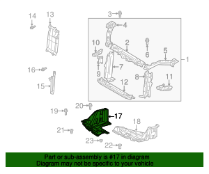 2000-2006 Toyota Under Cover 51441-52010 | OEM Parts Online