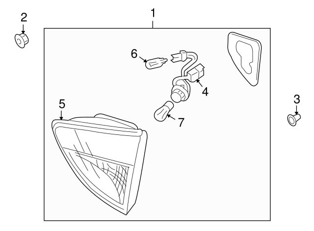 2007-2012 Hyundai Veracruz Tail Lamp Assembly 92405-3J000 | OEM Parts ...