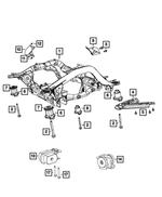 Front Suspension, Strut and Cradle for 2015 Jeep Grand Cherokee | Mopar ...