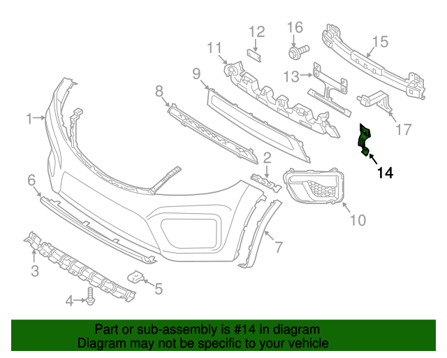 2012-2013 Kia Sorento OEM NEW 2012-13 Kia Sorento Sport Front Bumper ...