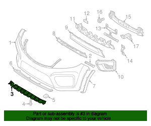 86525-1U200 - Lower Cover 2011-2013 Kia Sorento | Kia.Parts Store