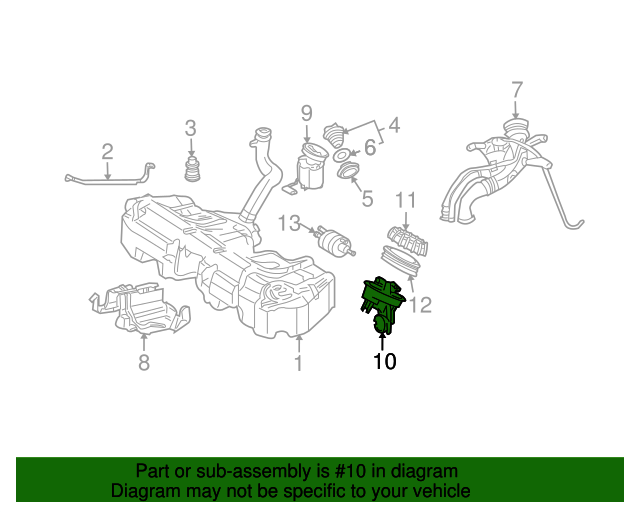 203-470-16-41 - Fuel Sender and Hanger Assembly 2006 Mercedes-Benz ...