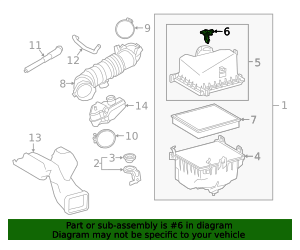 22204-75040 - Mass Air Flow Sensor 2015-2024 Lexus | AutoNationParts.com