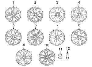 2019 Dodge Challenger Wheel, Alloy 6PR46NTSAA | TascaParts.com