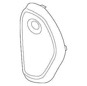2006-2010 Volkswagen Touareg Side Cover 7L6-857-176-H-4A1 | QuirkParts