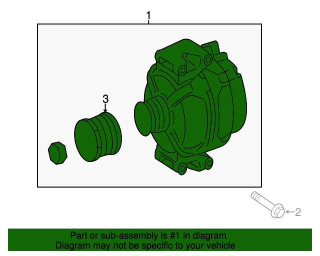 000-906-28-22-80 - Alternator 2014-2016 Mercedes-Benz | Mercedes-Benz ...