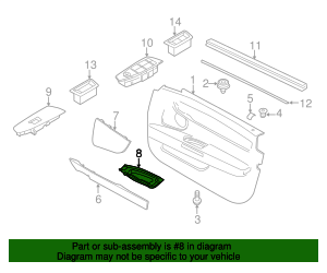 2009-2015 BMW Frame left 51-41-7-224-211 | AutoNationParts.com