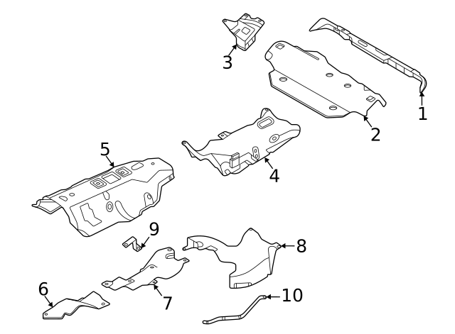 LR146331 - Bumper Cover Heat Shield 2020-2023 Land Rover | AutoNation Parts