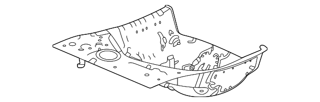 Genuine OEM Acura - Spare Tire Panel Part# 65550-TGV-A00ZZ | Acura ...