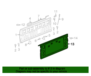2005-2009 Dodge Cover Kit, Tailgate 82207621AB | Mopar Estores