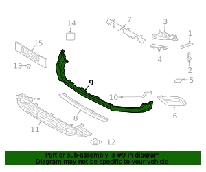 31455752 - Spoiler - 2020 Volvo V60 Cross Country | Volvo OEM Parts Direct