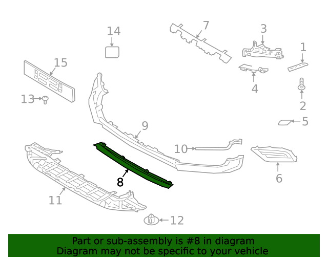 2020-2022 Volvo V60 Cross Country Absorber 31663906 | TascaParts.com