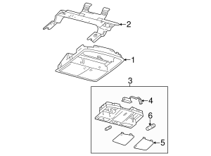 2010-2013 Mazda 3 Map Lamp Assembly BBM4-69-970B-75 | OEM Parts Online