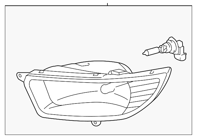 81220-06040 - 2005-2006 Toyota Camry - Fog Lamp Assembly | Sparks Parts