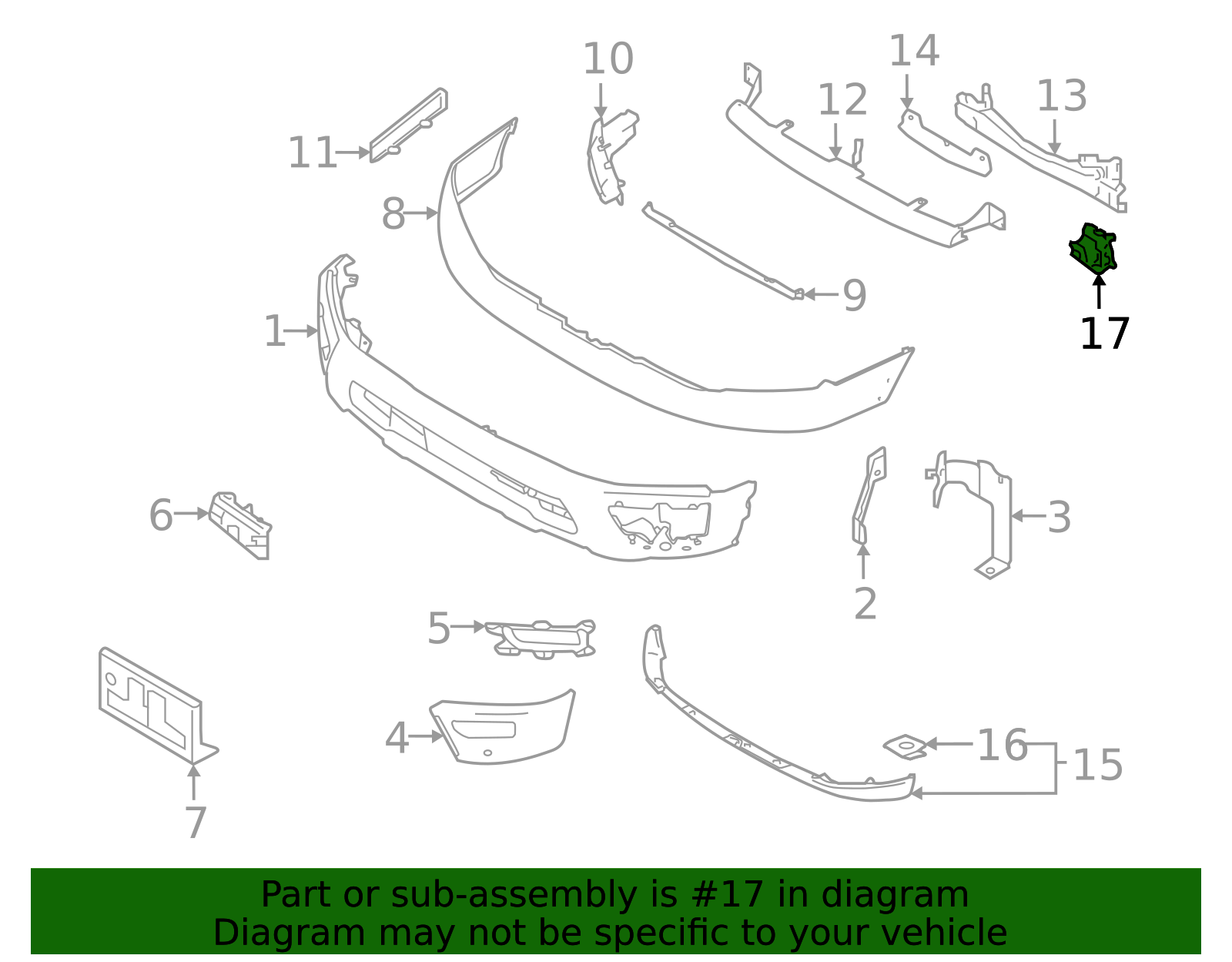 2017-2024 Nissan Absorber E0721-EZ0MA | Nissan Parts Central