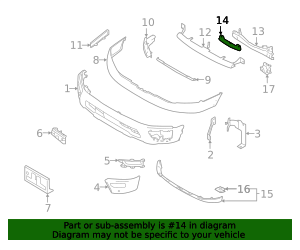 2020-2024 Nissan TITAN Impact Bar Bracket 53830-9FV0A | OEM Parts Online