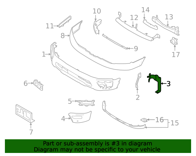 62223-9FV1D - Side Bracket 2020-2024 Nissan TITAN | Nissan Parts ...