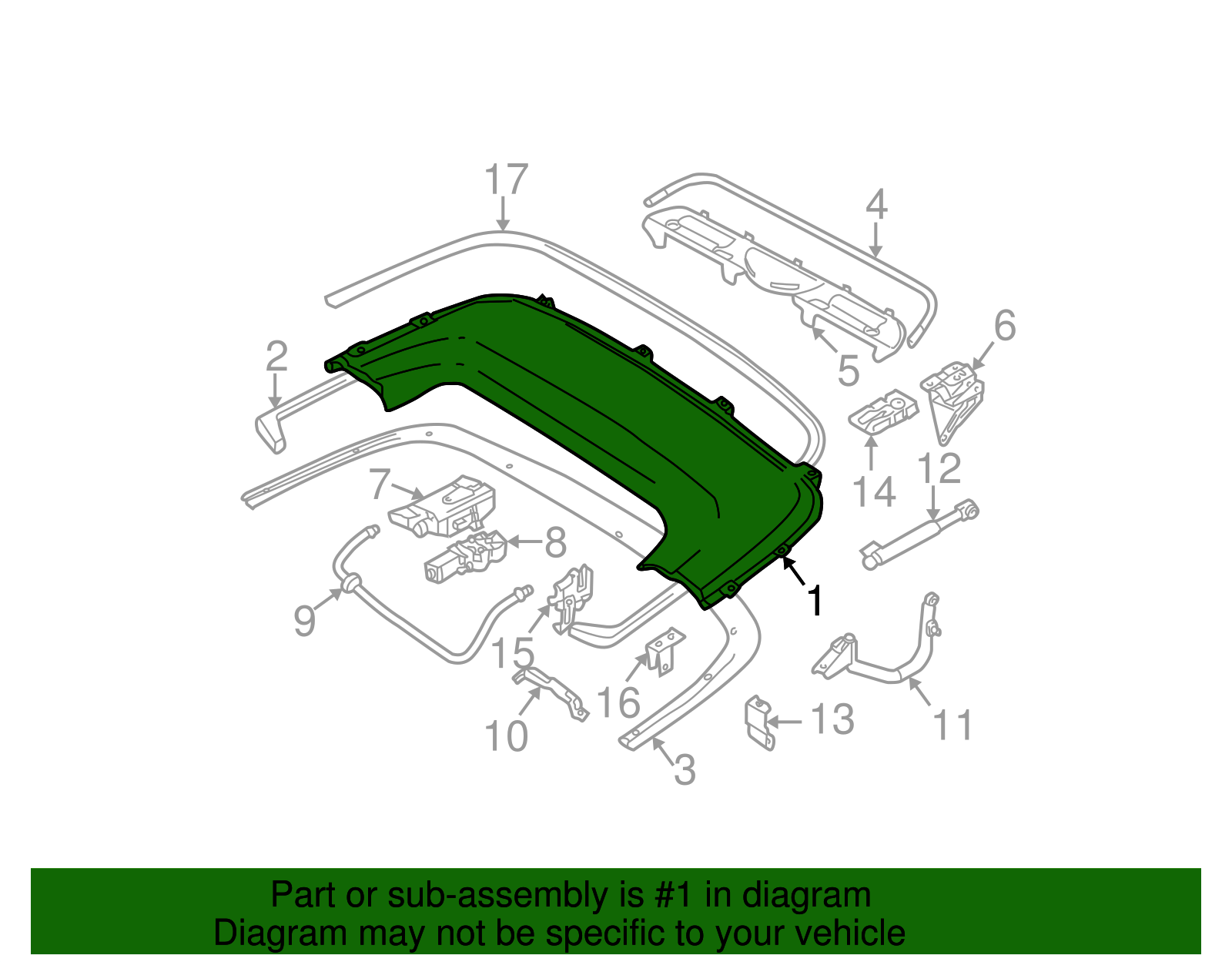 51178227299 - 2000-2006 BMW Compartment Door (51-17-8-227-299) | Parts ...