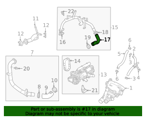 2020-2021 GM Water Hose 12699841 | GMPartsDirect.com