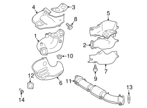 2002-2021 Subaru Suspension Stabilizer Bar Link Nut 902370029 | Subaru ...