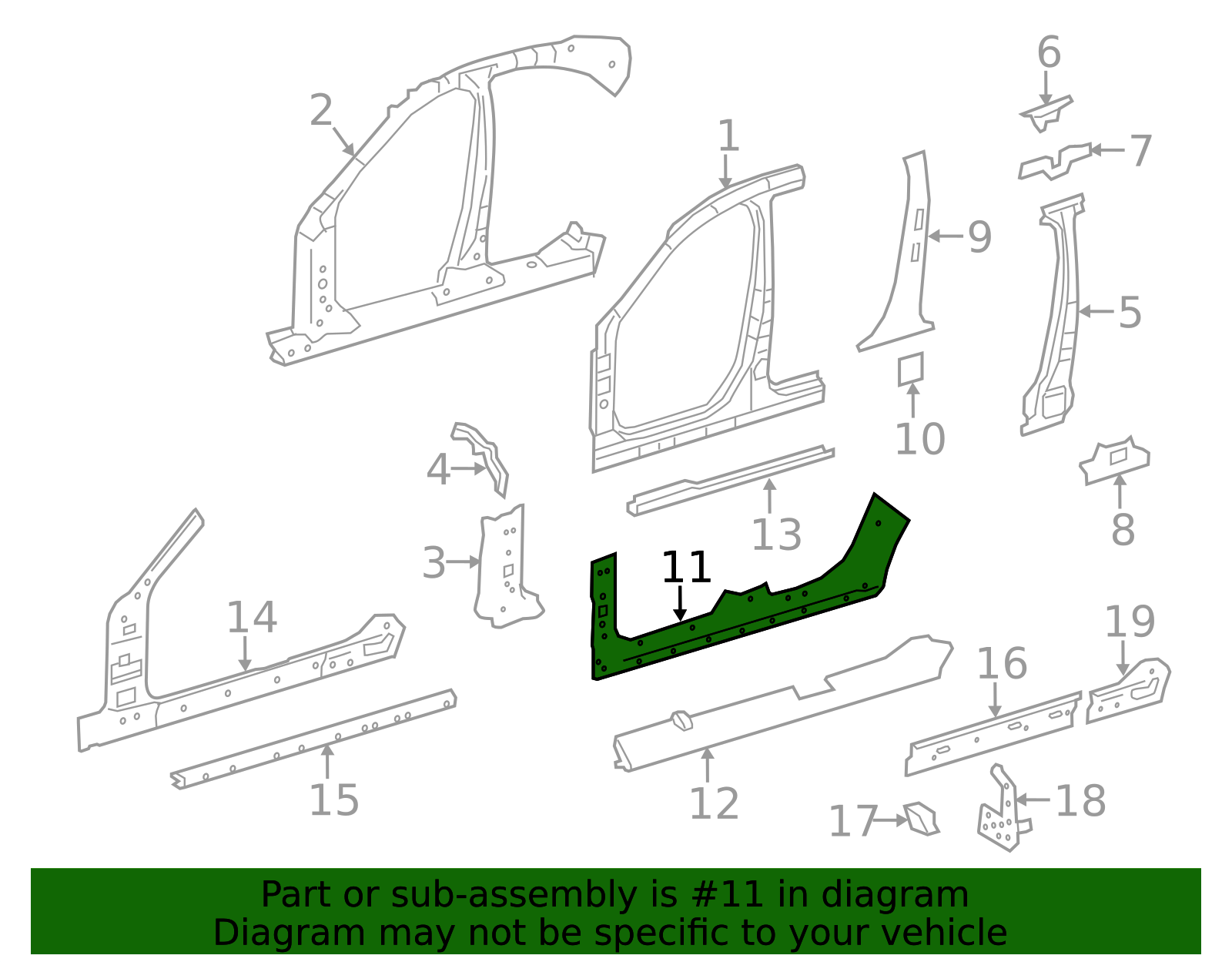 222-637-16-35 - Rocker Panel 2014-2020 Mercedes-Benz | AutoNation Parts