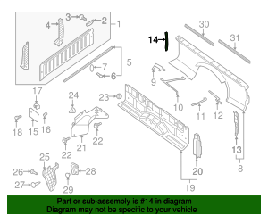 2016-2021 Nissan Front Seal 938G6-9FU0A | Nissan Parts Plus