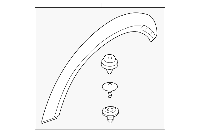 2015-2021 Mini Cooper Wheel Opening Molding 51-77-7-376-876 | Mini ...