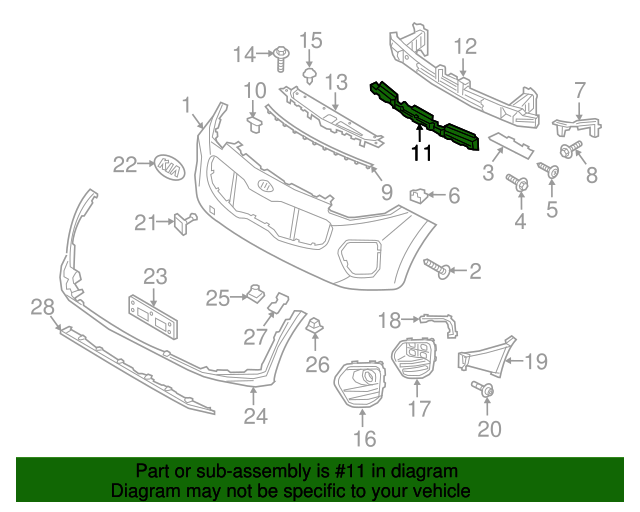 2017-2019 Kia Sportage OEM NEW 2019-2020 Kia Optima SX EX Sedan Front ...