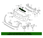 86361-D9700 - Sight Shield 2017-2019 Kia Sportage | Kia.Parts Store