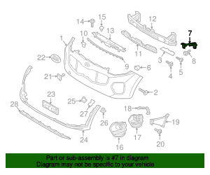 86552-D9000 - Upper Bracket 2017-2022 Kia Sportage | Kia.Parts Store
