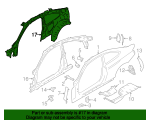 Genuine BMW 41-21-8-060-174 | Inner Uniside | FREE Shipping on Most ...