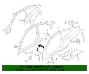 Genuine BMW 41-21-7-334-043 | Uniside Assembly Upper Bracket | FREE ...