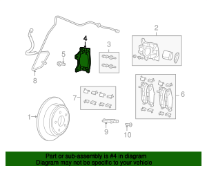 2007-2018 Mopar Caliper Mount 68003775AA | TascaParts.com