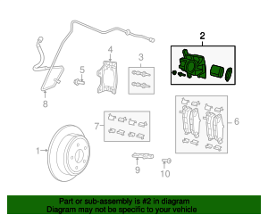2007-2018 Mopar Caliper 68003778AA | Mopar Parts Canada
