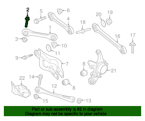 7146888626 - 2012-2024 BMW Alignment Camber Adjusting Eccentric Bolt ...