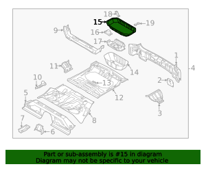 2022-2024 Genesis GV70 Panel Spare Tire Well Rear 65696-AR000 | QuirkParts