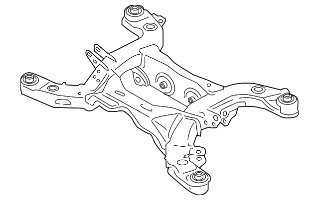 2020-2025 Ford Cross-Member mb5z5035h | TascaParts.com