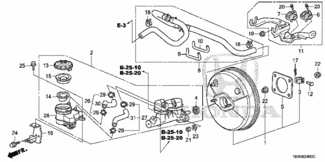 OEM 2010-2014 Honda Insight Tube B, Map Sensor 46403-TM8-A10 | Majestic ...