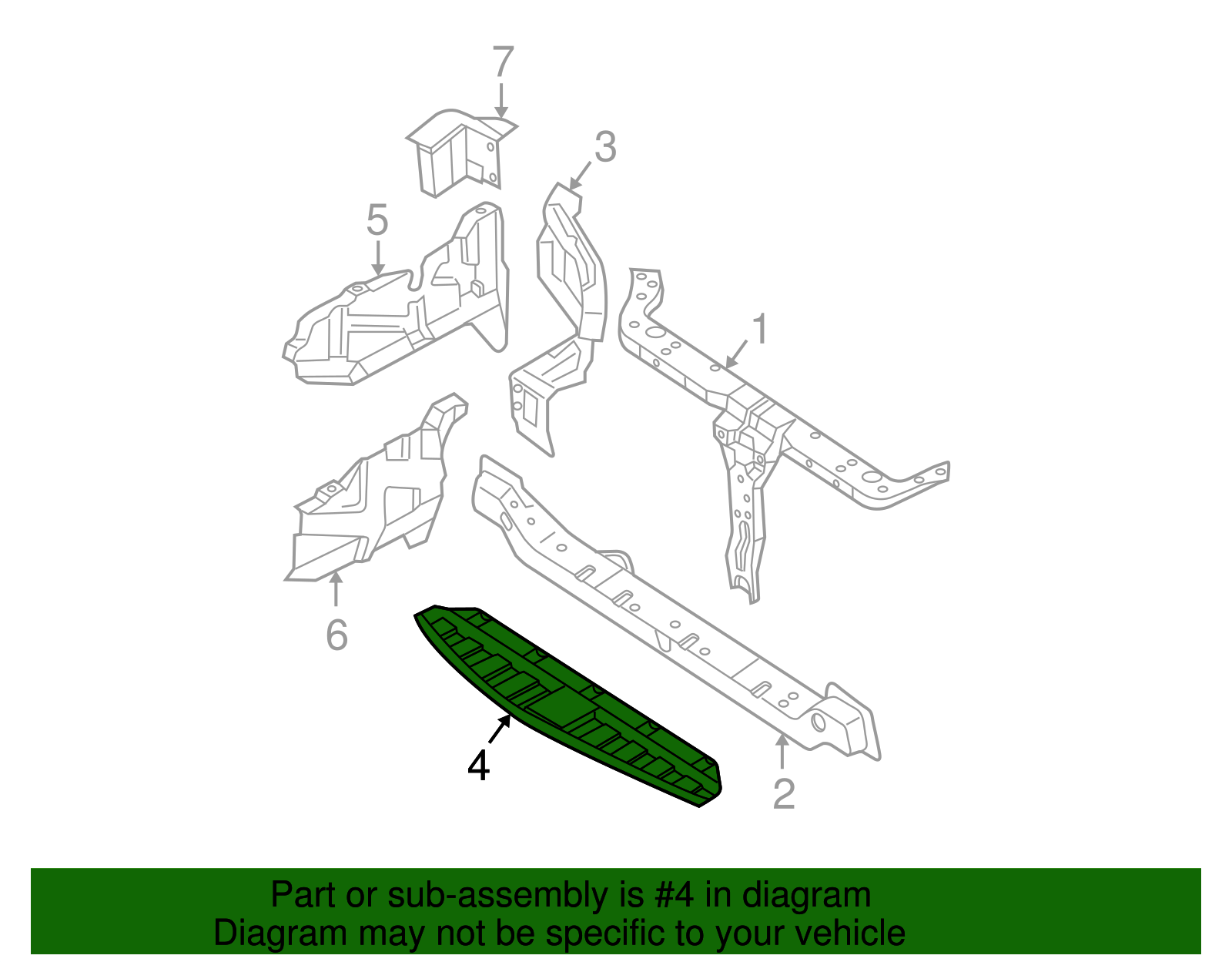 2003-2008 Hyundai Tiburon Splash Shield 29110-2C000 | Hyundai OEM Parts ...