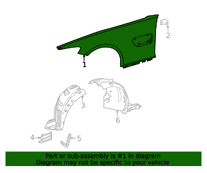 190-880-02-06 - Fender 2016-2021 Mercedes-Benz | Mercedes-Benz USA Parts