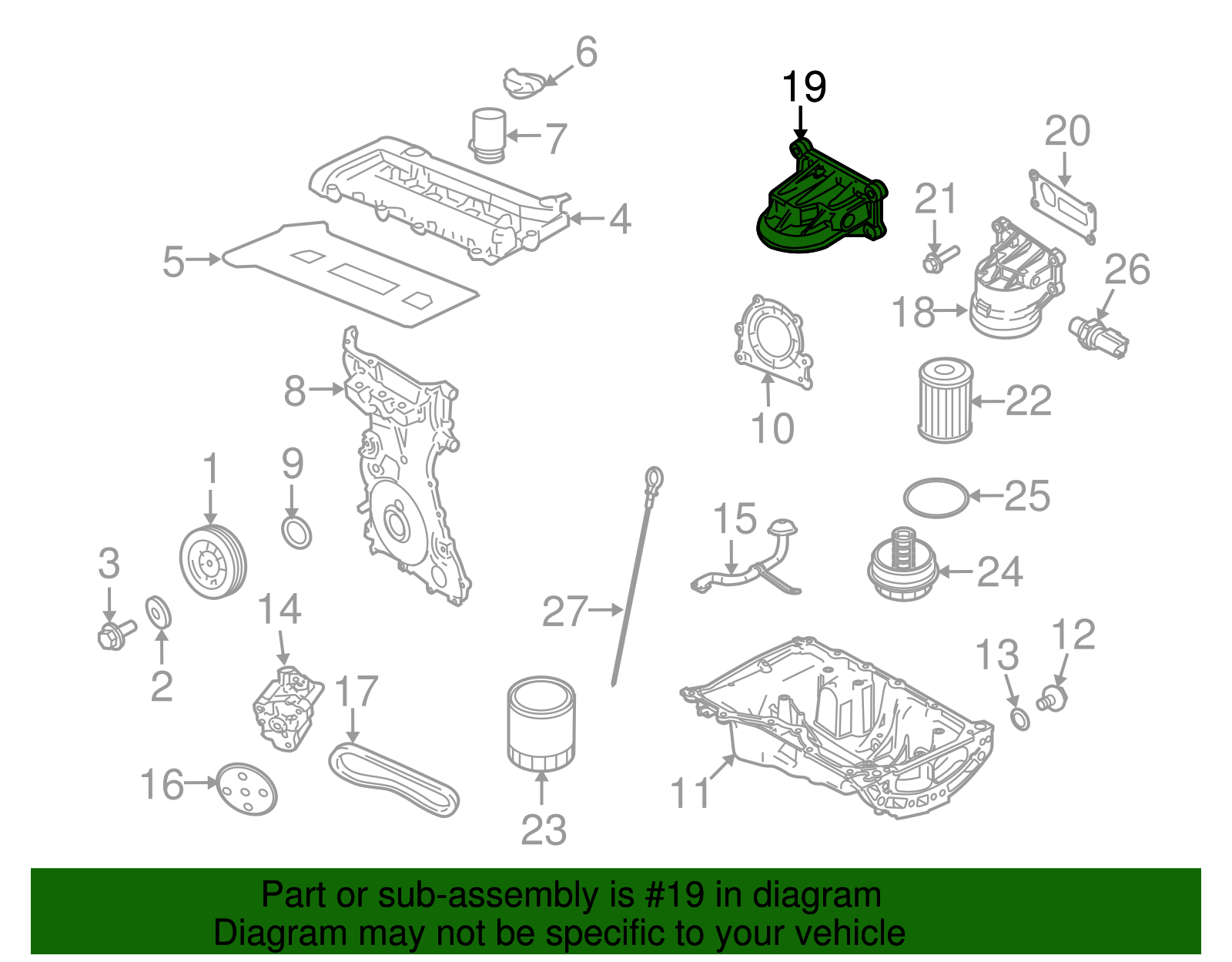 2001-2022 Ford Engine Oil Filter Adapter bs4z6881f | Retail Performance ...