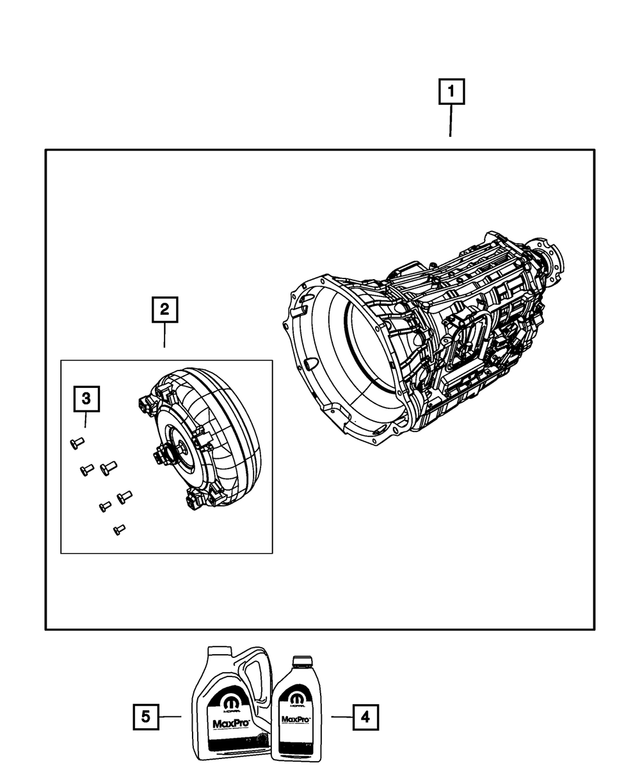 2019-2024 Ram 3500 Torque Converter 68335702AD | Mopar eStore