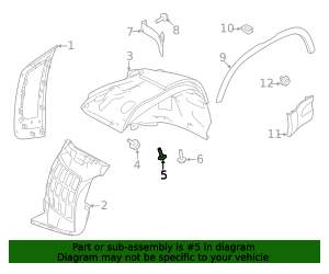 Genuine OEM Ft Fender Liner Screw Part# LR106494 Fits 2005-2023 Land ...