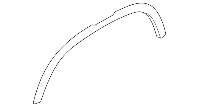 2020-2023 Land Rover 2020-2023 Land Rover - Wheel Opening Molding ...